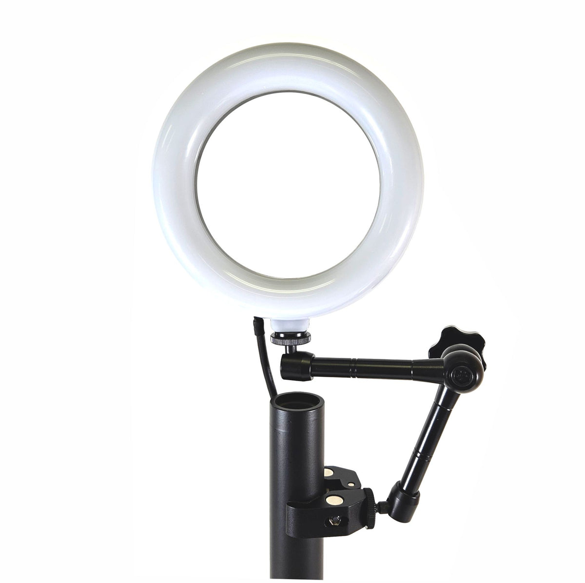ALLCAST 6" Ring Light with Adjustable Arm Pole Clamp