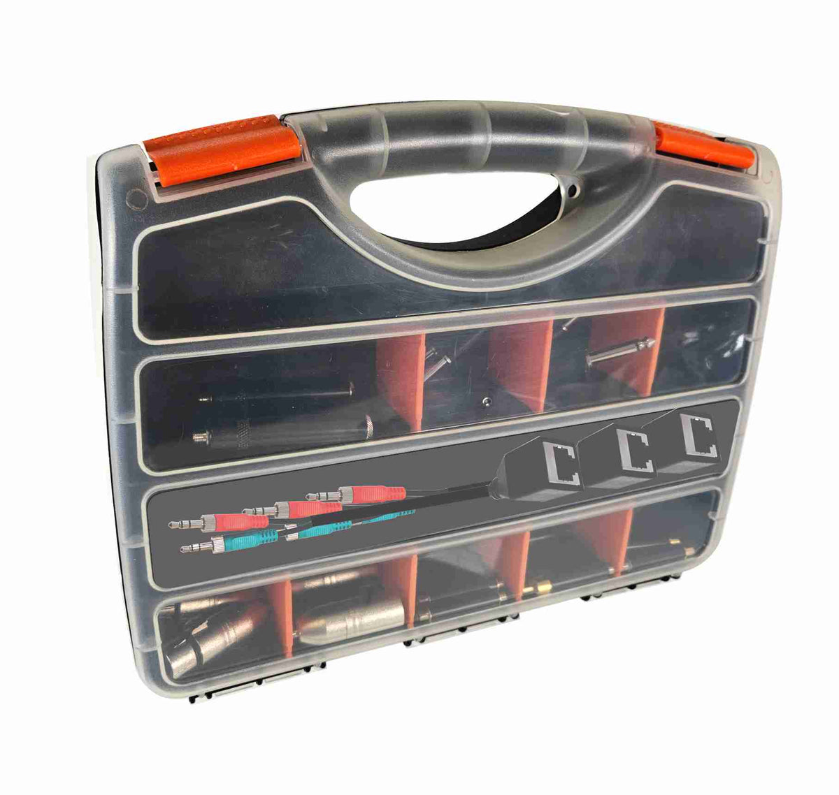 RJ45 Audio Adapter KIt with Interchangeable Adapters