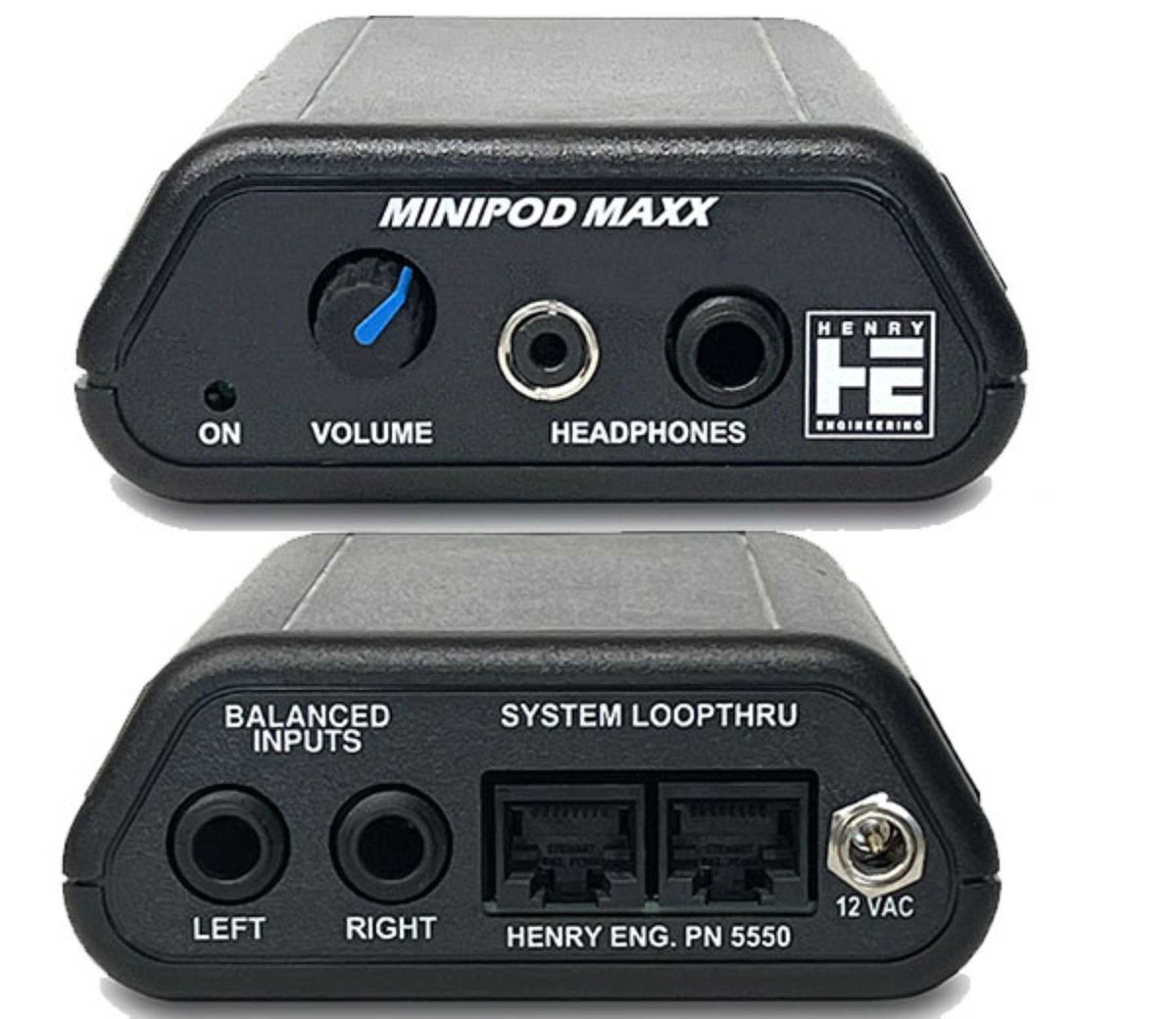 Henry Engineering MINIPOD MAXX™ COMPACT STEREO HEADPHONE AMPLIFIER