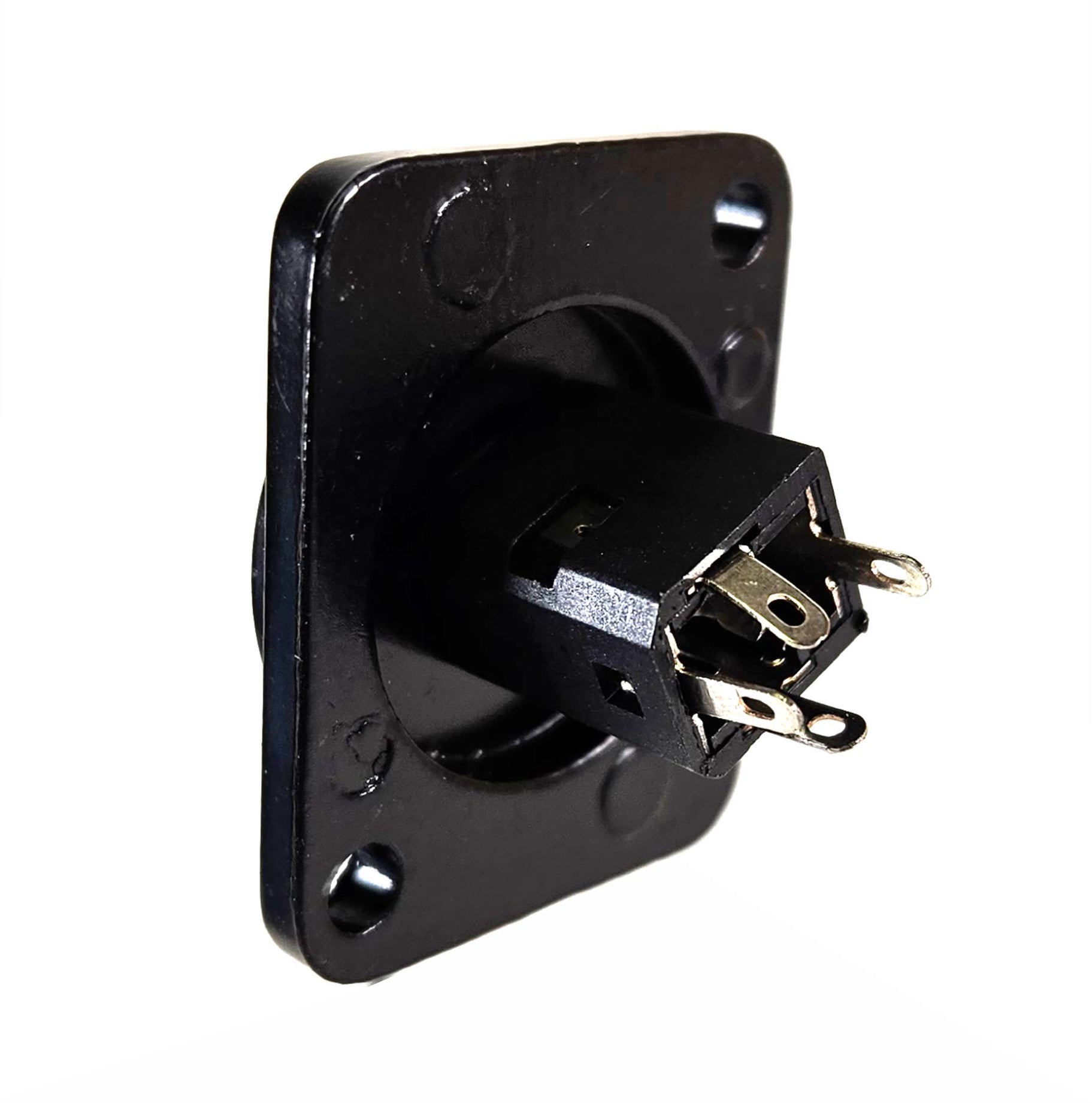 AMERICAN RECORDER Solder Type 3.5mm TRS Female D Type Chassis Panel Mo ...