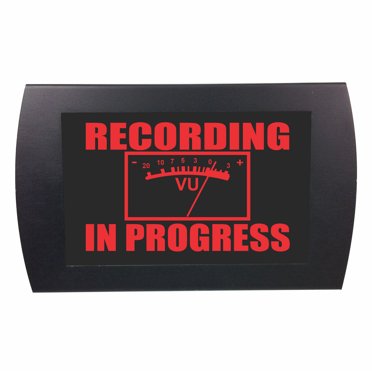 AMERICAN RECORDER - "RECORDING IN PROGRESS" with VU Meter Graphic LED