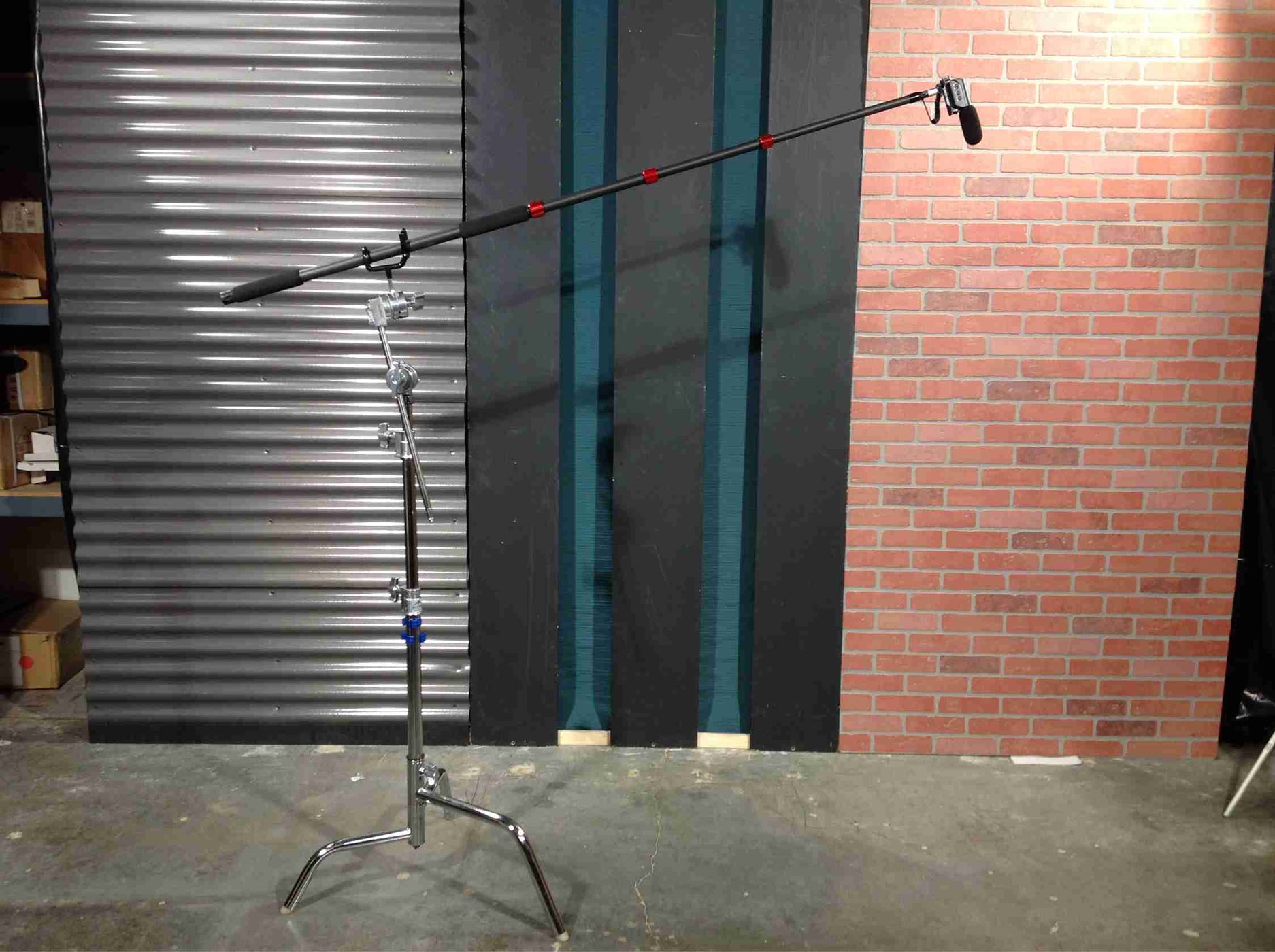 4 Section Carbon Fiber Microphone Boom Pole for Film & Broadcast ...