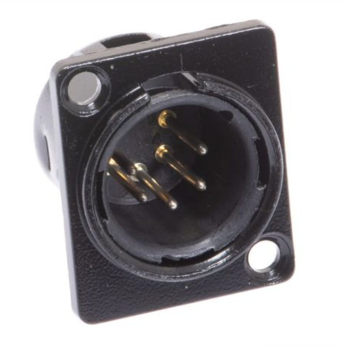 AMERICAN RECORDER Solder Type 5 Pin Male XLR D Type Panel Mount ...