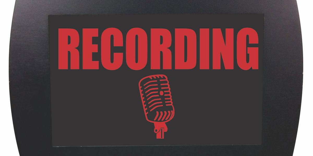 AMERICAN RECORDER - "RECORDING" LED Lighted Sign — AMERICAN RECORDER ...