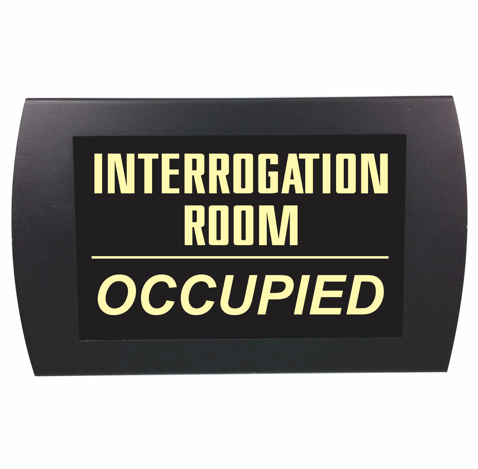 AMERICAN RECORDER "INTERROGATION ROOM OCCUPIED" - LED Lighted Sign ...