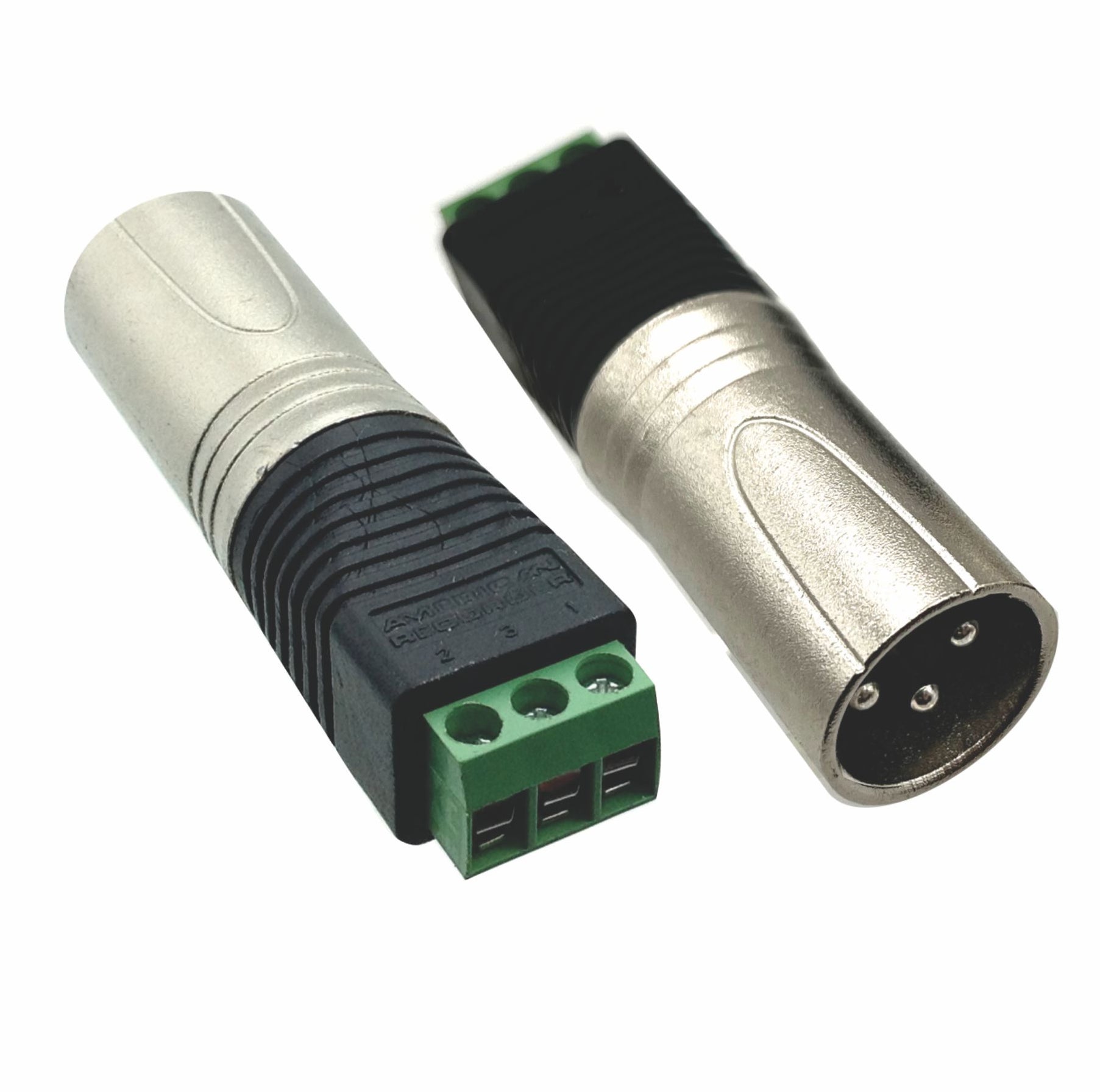 3 Pin Male XLR to Screw Terminal Adapter