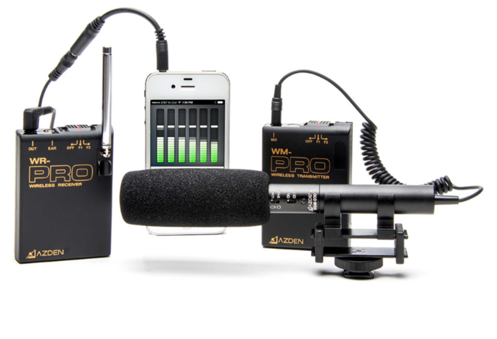 AZDEN PRO Series DSLR Audio Kit — AMERICAN RECORDER TECHNOLOGIES, INC.